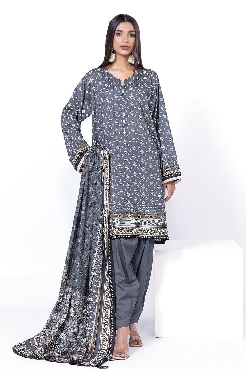 Buy Fabrics 3 Piece | 0.0 N/A | SS284-VG_MULTI | Khaadi Global