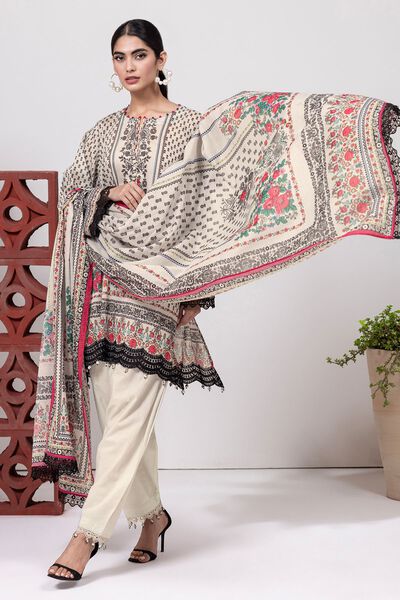 3 Piece Unstitched | Essentials | Suits | Fabrics | Global