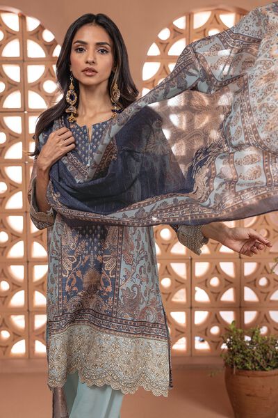 3 Piece Unstitched | Essentials | Suits | Fabrics | Global